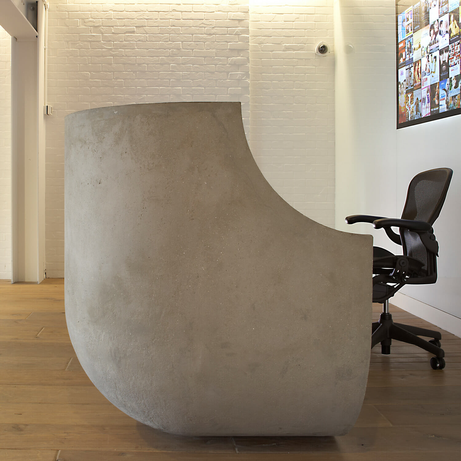 Concrete Reception Desk - Big Frog Furniture