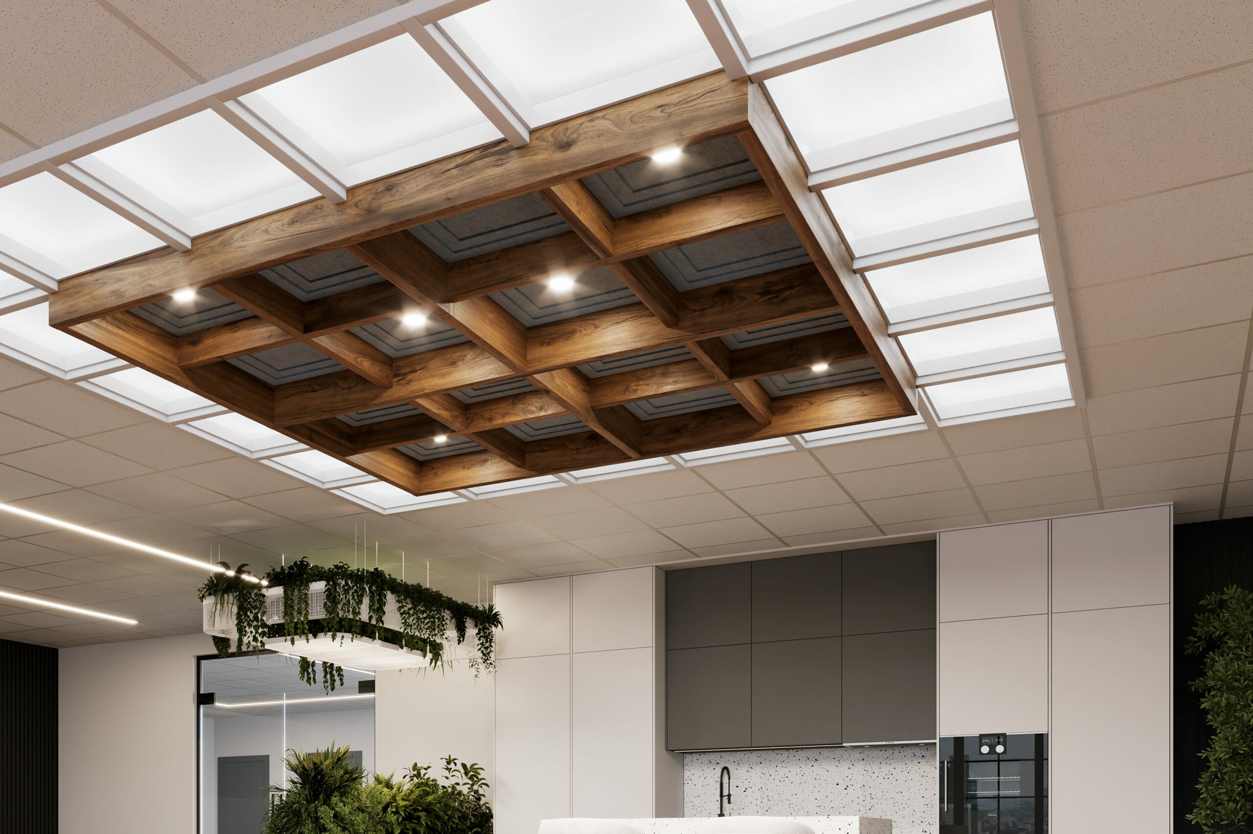Stratus Modular Acoustic Ceiling System - Big Frog Furniture